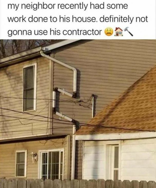 not using his contractor - Funny LOL Memes